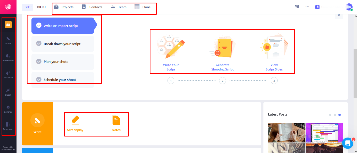 Studiobinder Review 2024- A seamless production workflow (all in one ...